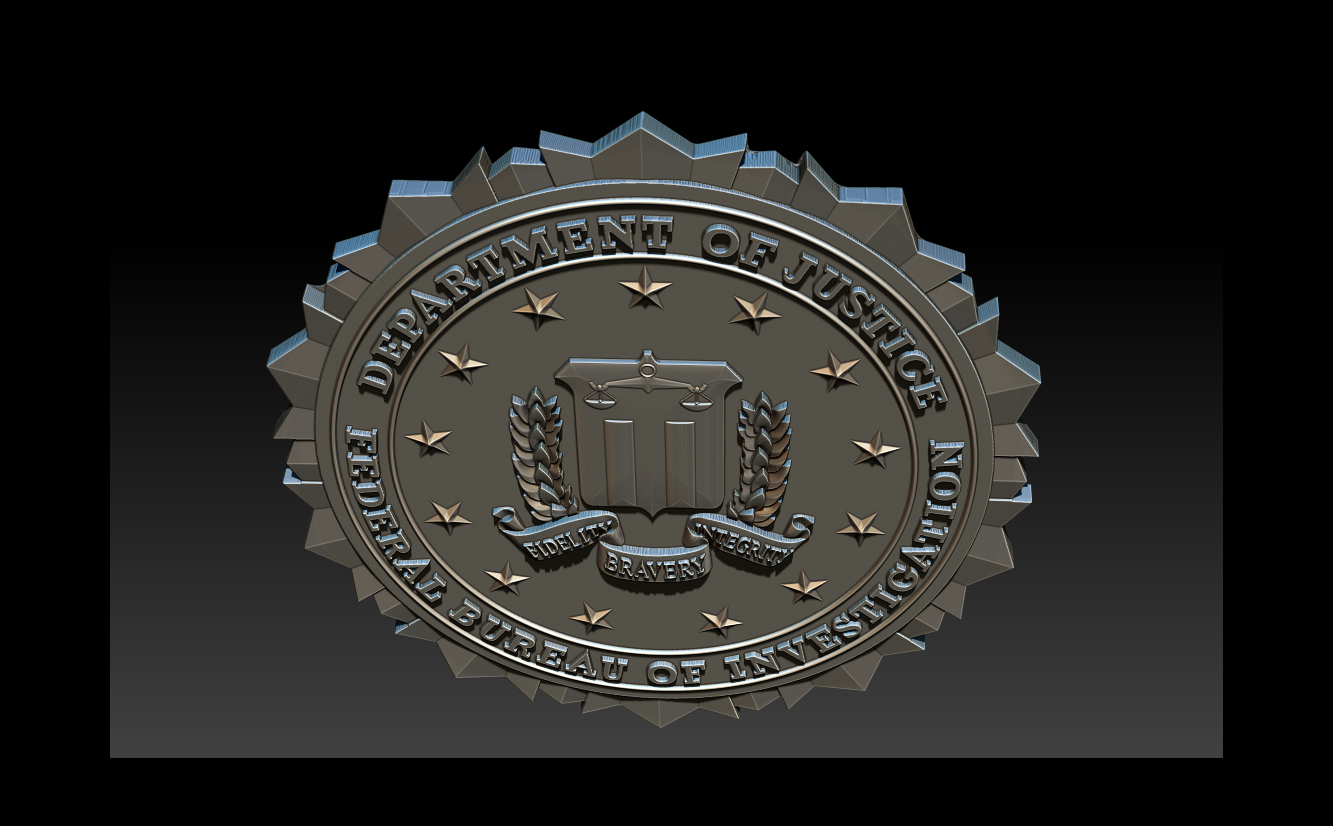 🦭 FBI Seal - 3D Badges・ 3D File for ・Cults