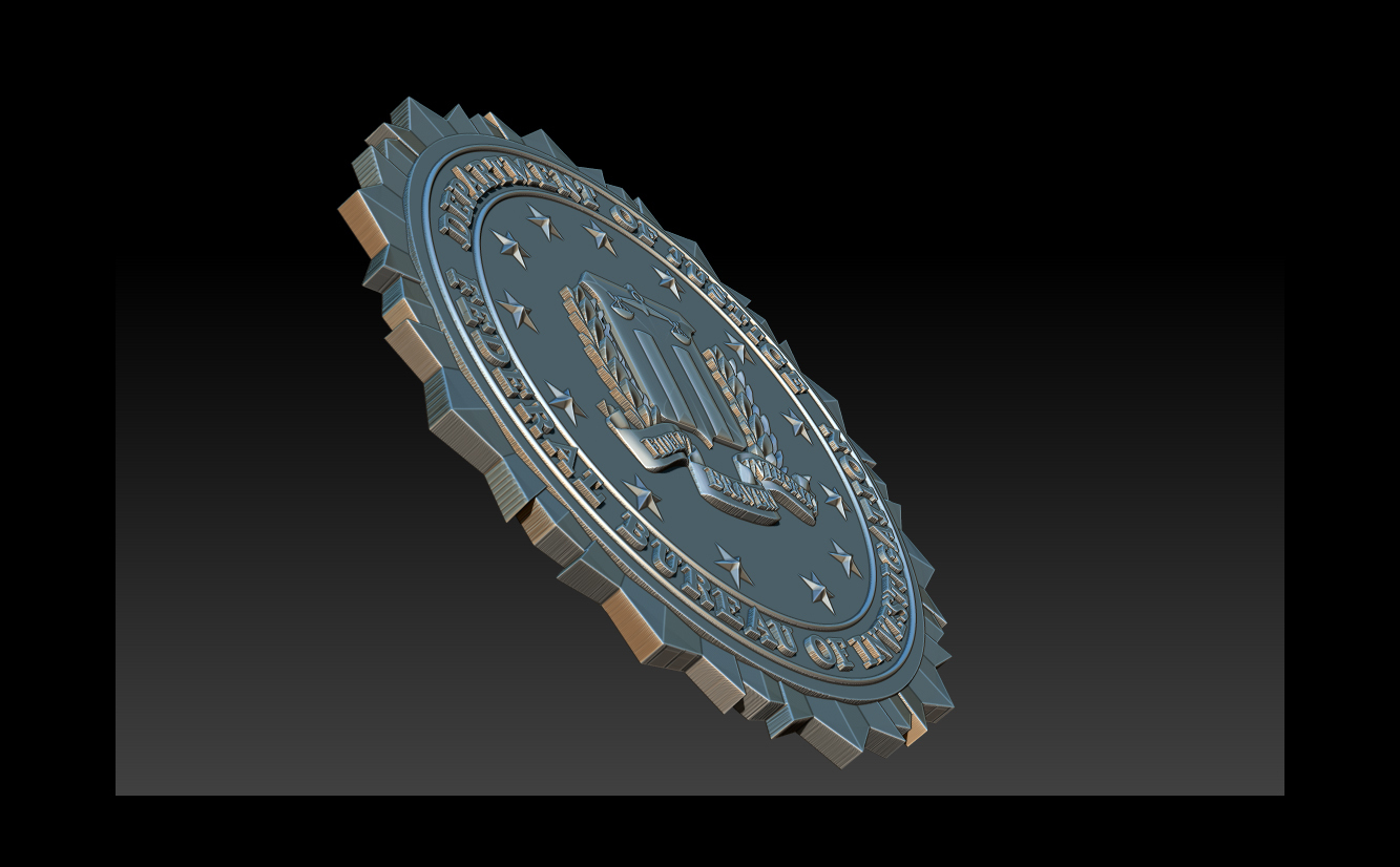 🦭 FBI Seal - 3D Badges・ 3D File for ・Cults