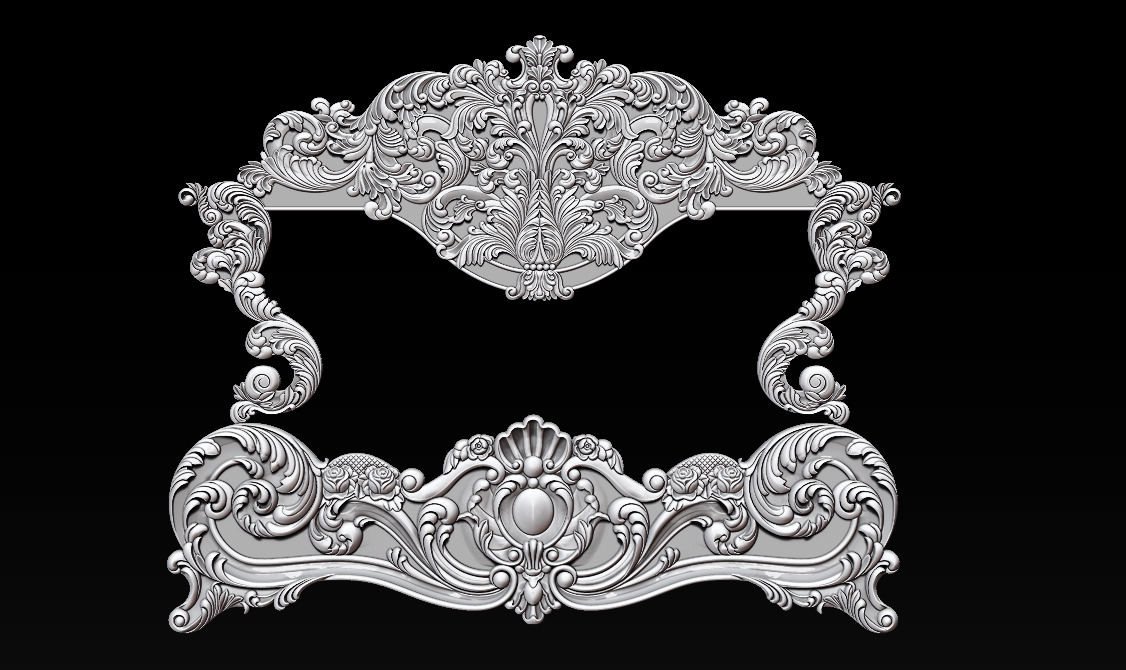 🛏️ Bed 3D relief models STL Files used for CNC Router・ 3D File for ・Cults
