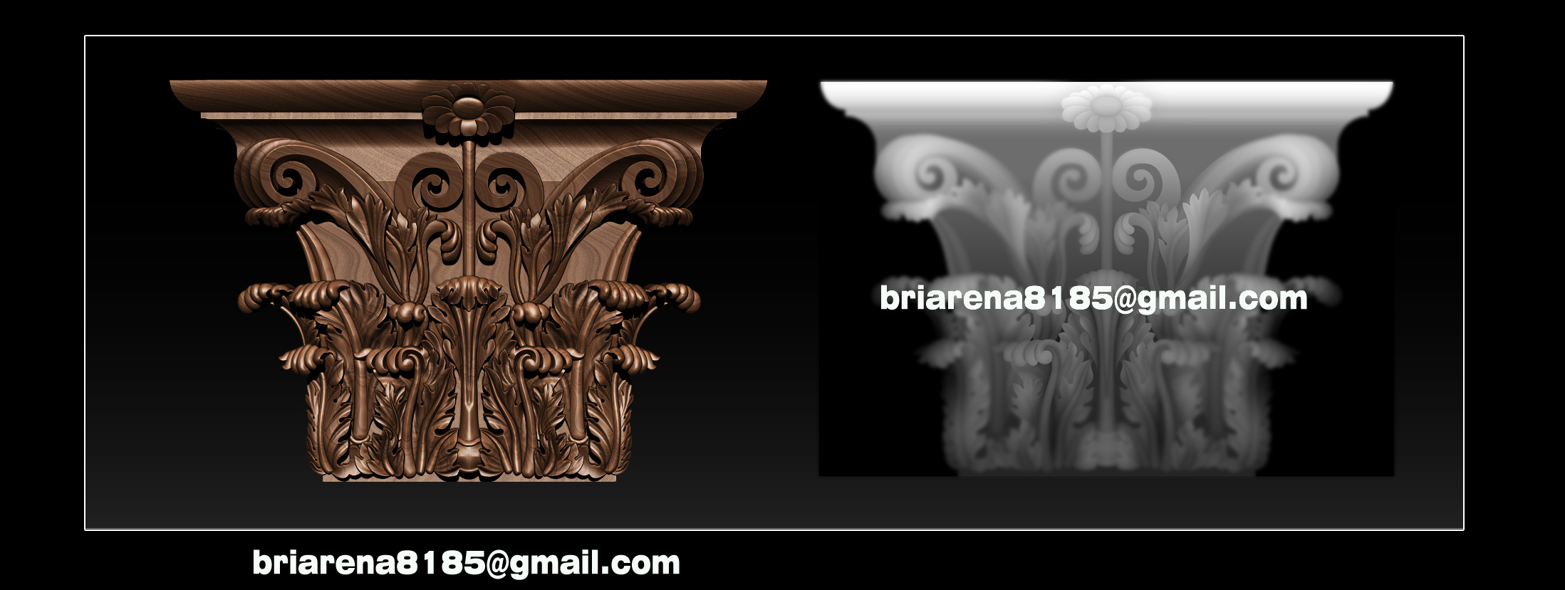 🗿 Column capital - 3D STL Models CNC Router・ 3D File for ・Cults