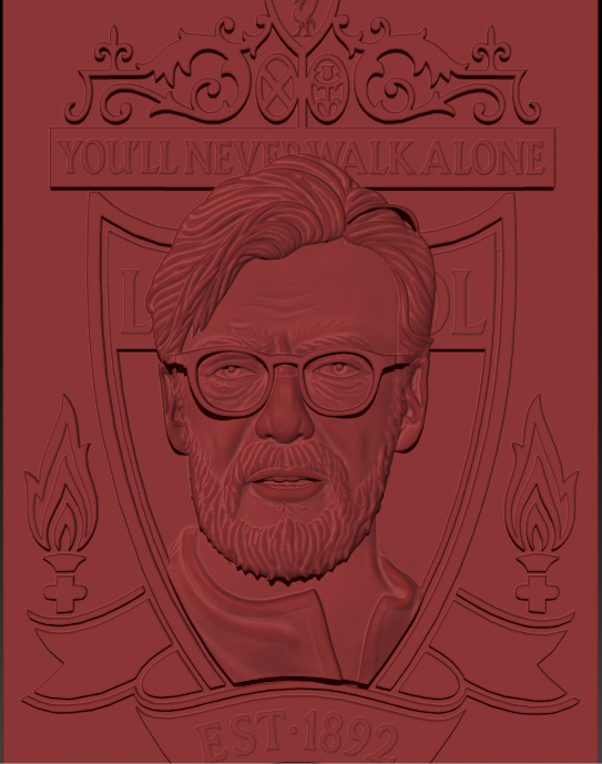 ⚽ Jurgen Klopp・ 3D File for ・Cults