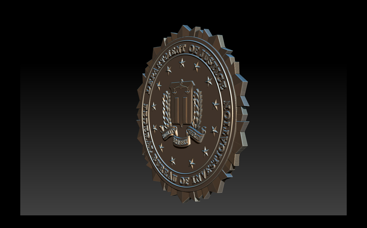 🦭 FBI Seal - 3D Badges・ 3D File for ・Cults