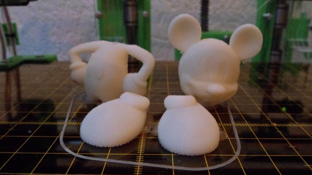 🐁 Mickey Mouse necklace・Free STL File for ・Cults