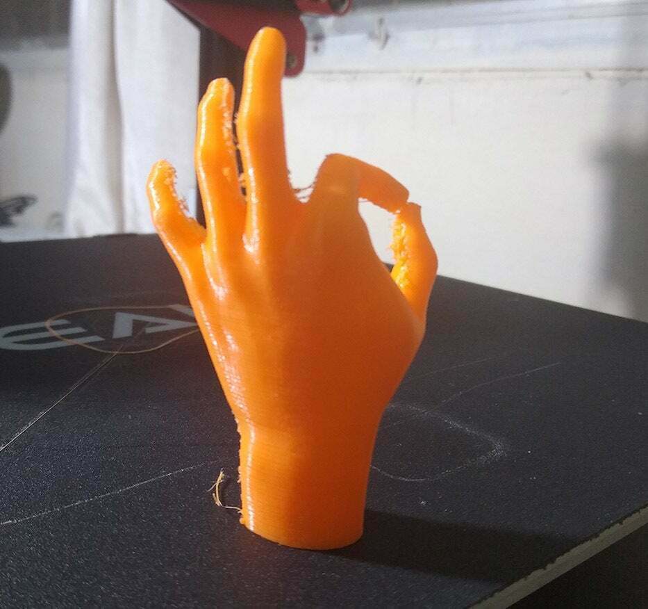 STL file OK Hand Gesture 3D Print 👌 ・3D print model to download・Cults