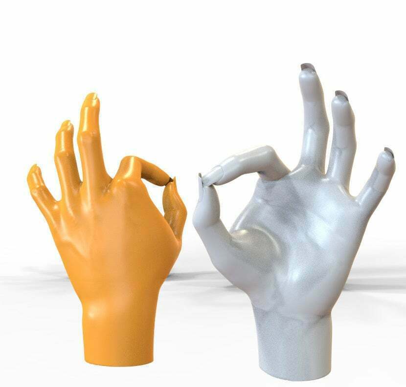 STL file OK Hand Gesture 3D Print 👌 ・3D print model to download・Cults