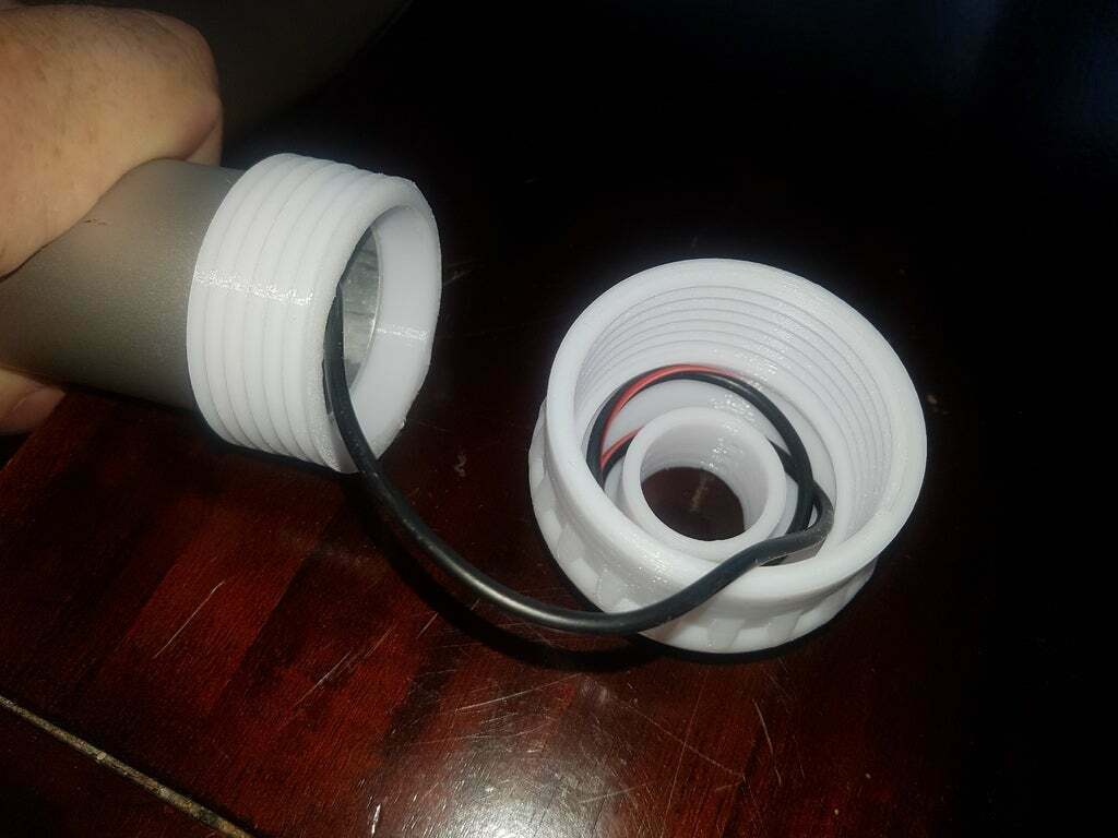 🔋 LR20 Battery Holder Conversion Kit 40mm tube with 12V cap・Free STL ...