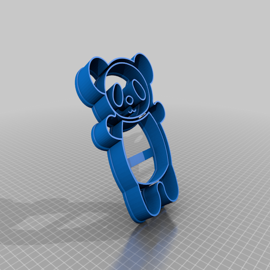 Free STL file Full Panda Cookie Cutter 🐼 ・3D print design to download・Cults