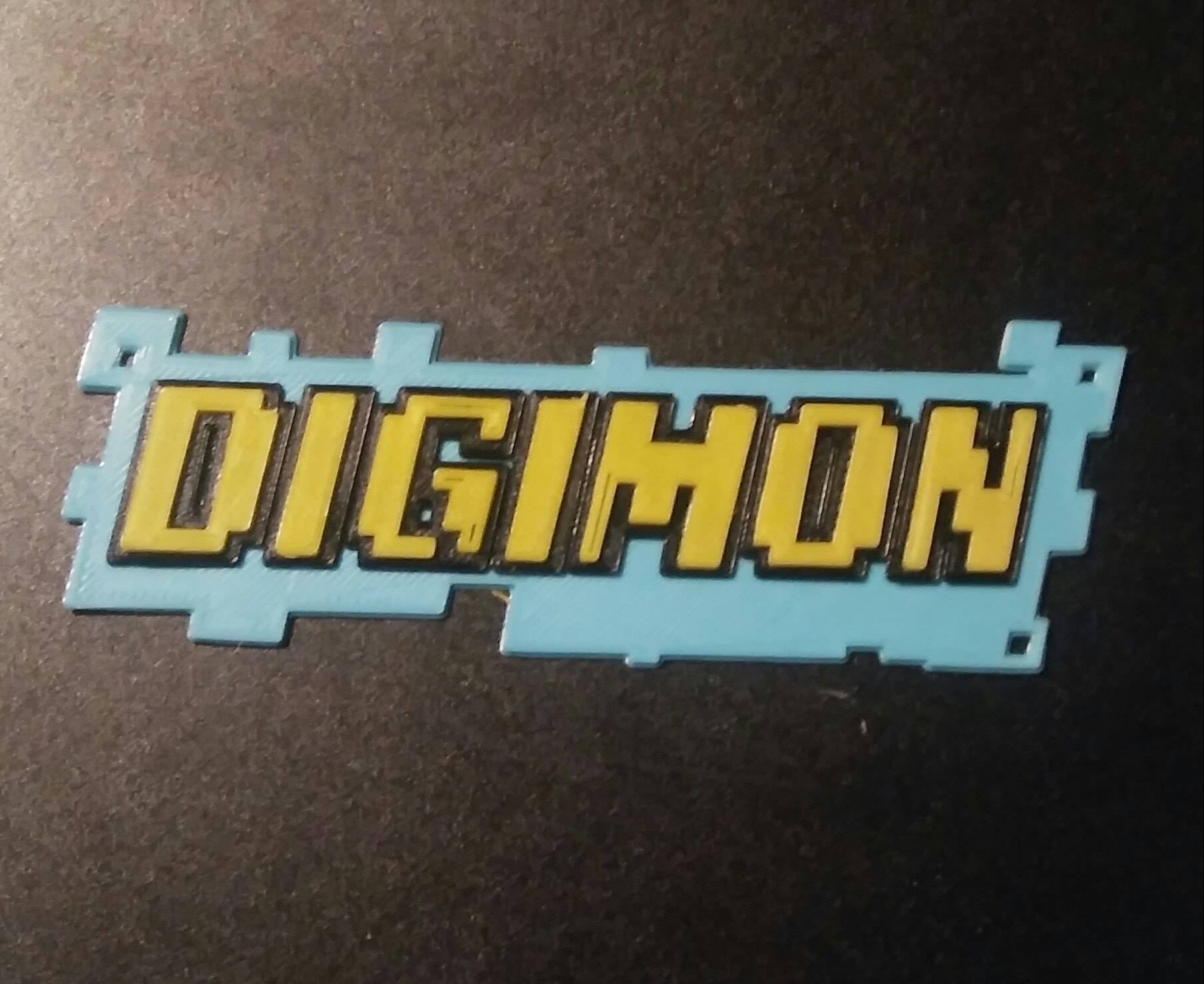 Fichier STL Logo Digimon 🐉 ・Objet pour impression 3D à télécharger・Cults