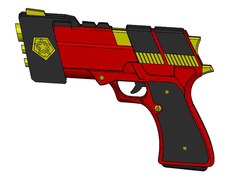 🔫 Sly: Carmelita gun (Shock pistol)・ STL File for 3D printing・Cults