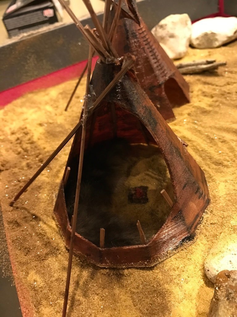 🏛️ Tipi for Native American Diorama・Free STL File for ・Cults