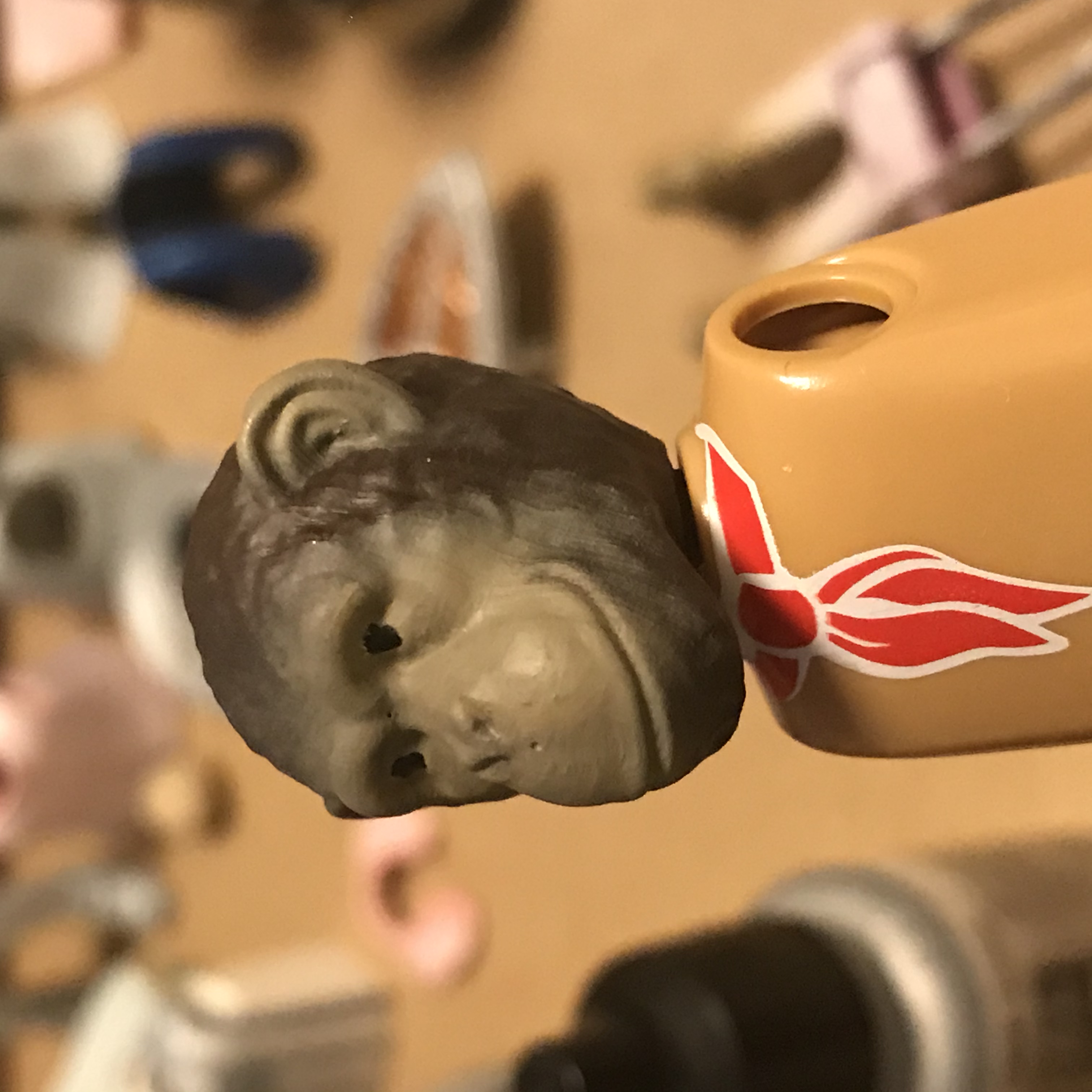 arquivo 3D Cabeza Simio para custom impresa en resina 3d figura escala ...