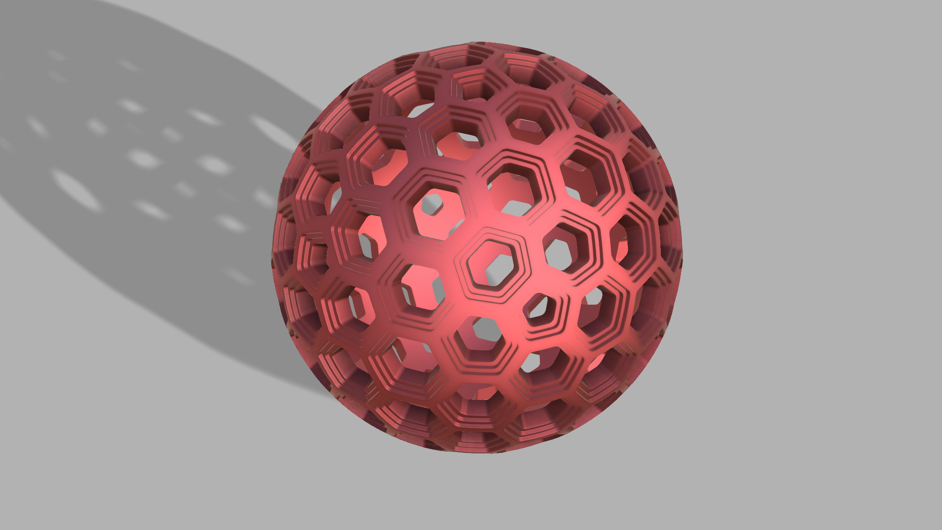 STL file hexagonal ball 🎨 ・3D printable model to download・Cults