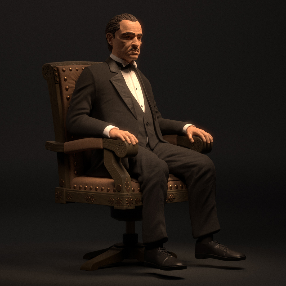 🎬 The Godfather - Movie Figure・文件用于 3D ・Cults