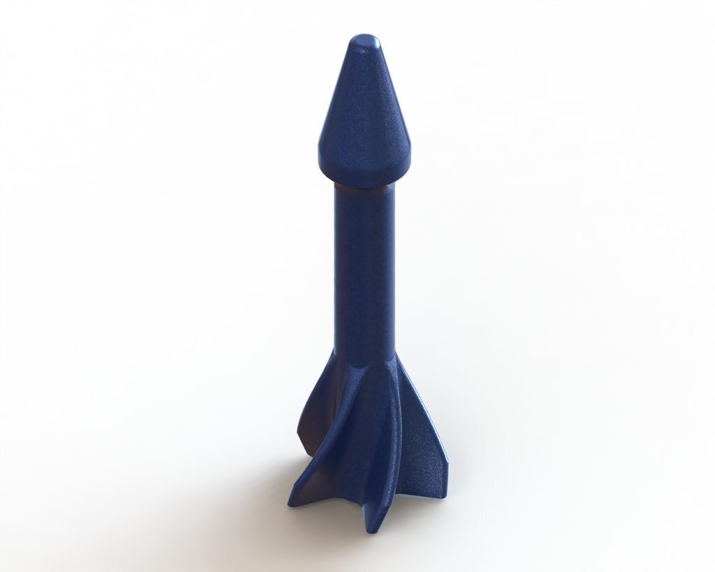 🚀 Air Duster Rocket Twisted・Free STL File for ・Cults