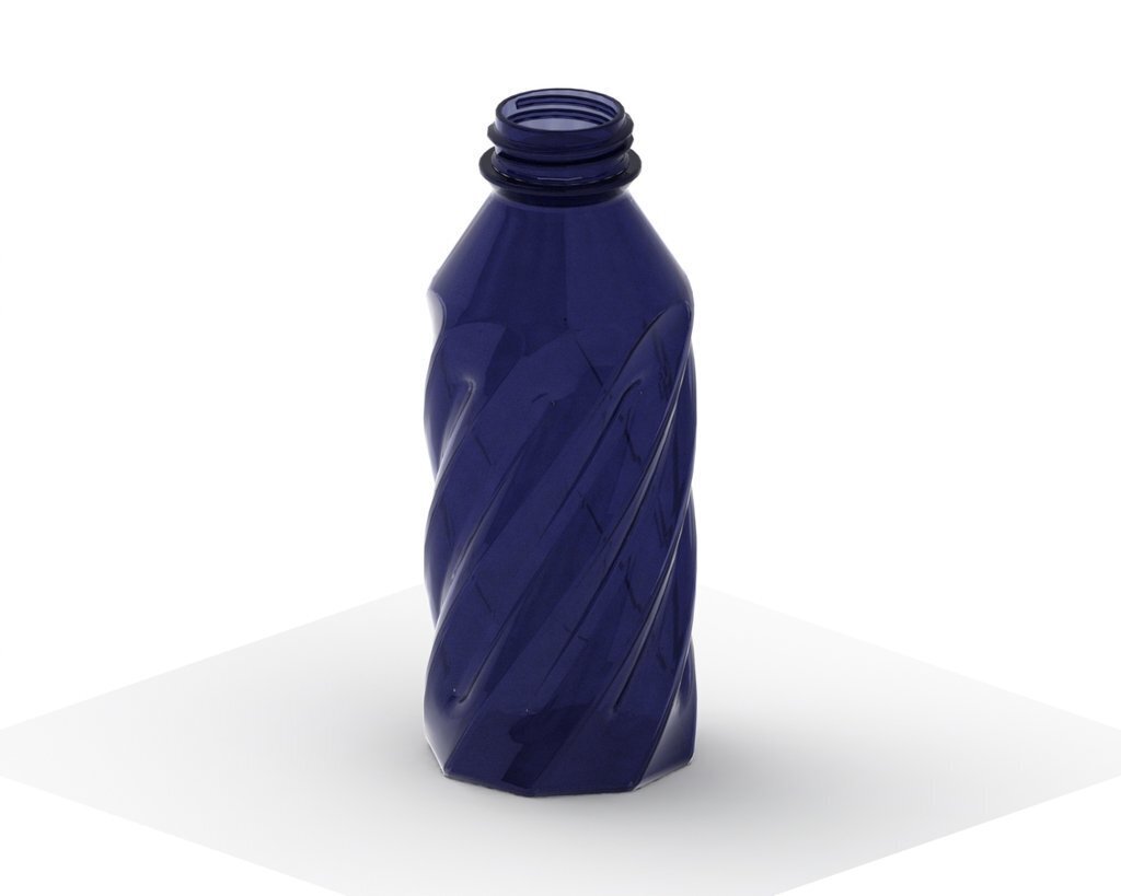 Free STL file Simple Twisted Bottle with Threads 🍾 ・3D printer model to ...