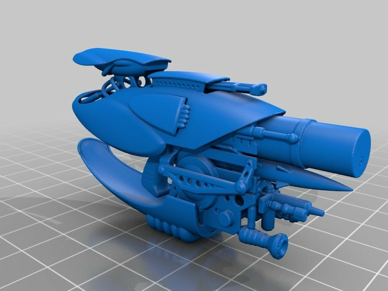 🔫 Zorg Industries, gun... one solid piece.・Free STL File for ・Cults