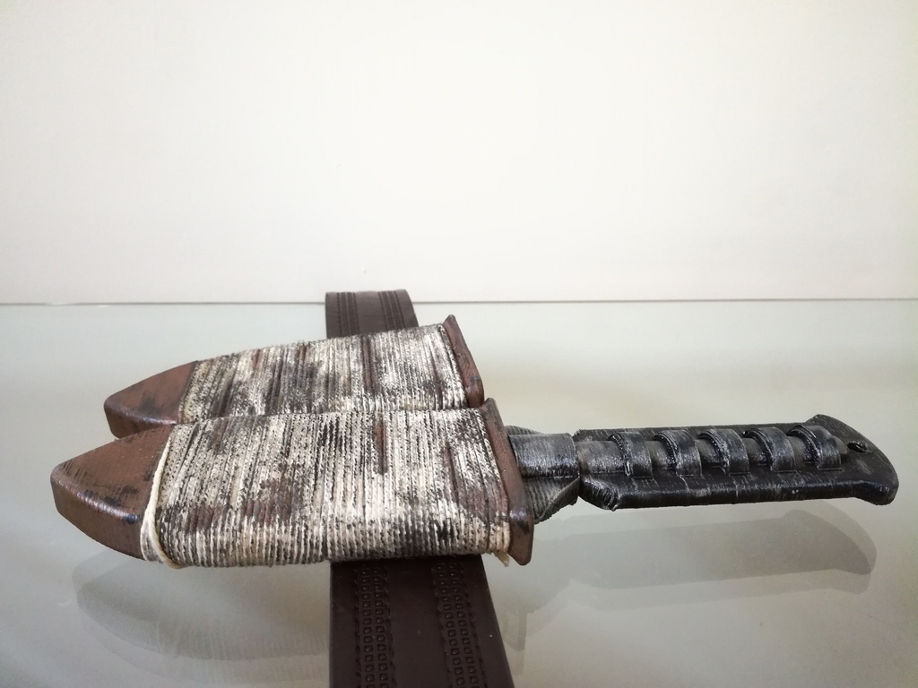 🗡️ Mandalorian Kal Dagger Scabbard・Free 3D File for ・Cults