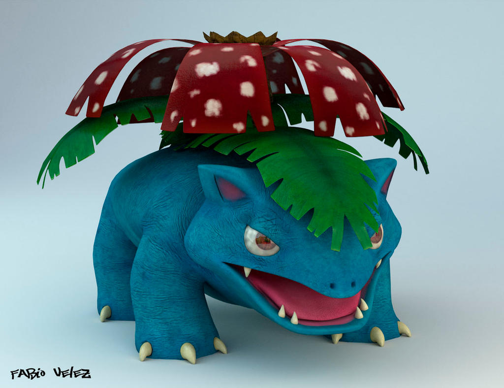 STL file Venusaur 🐉 ・3D printer design to download・Cults
