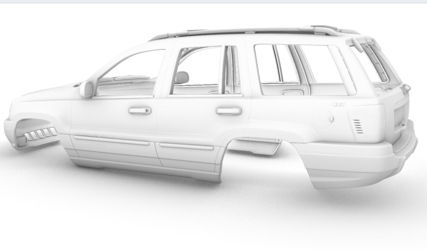 🚗 Jeep Grand Cherokee WJ 1998 313mm・ STL File for 3D printing・Cults