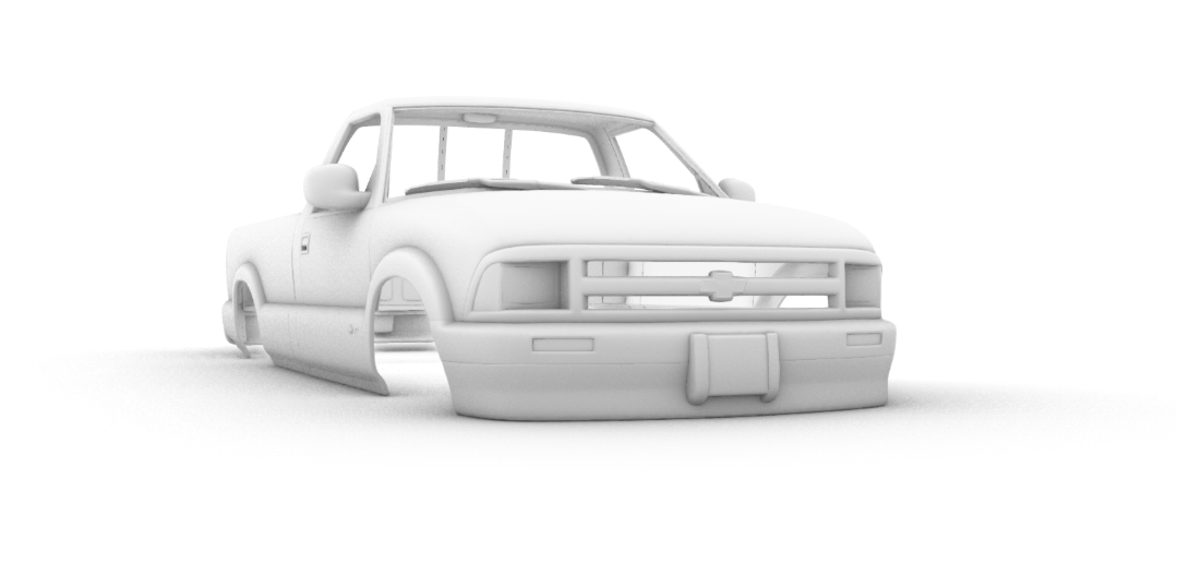 🚗 Chevrolet_S10_SingleCab_LongBed_313MM・Free 3D File for ・Cults
