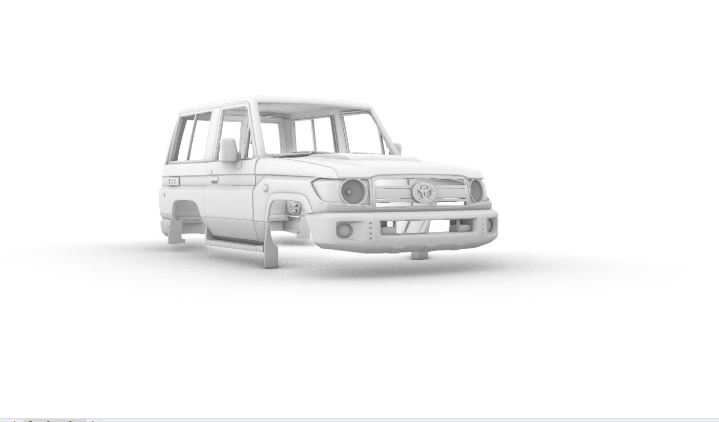 🚗 Toyota Land Cruiser (J71) 3-door 285mm・ 3D File for ・Cults