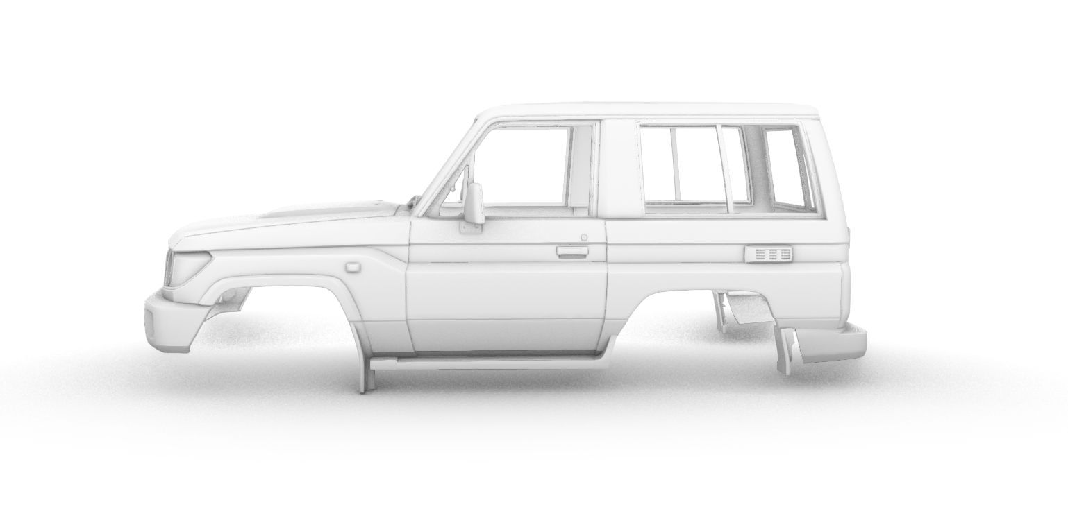 🚗 Toyota Land Cruiser (J71) 3-door 285mm・ 3D File for ・Cults