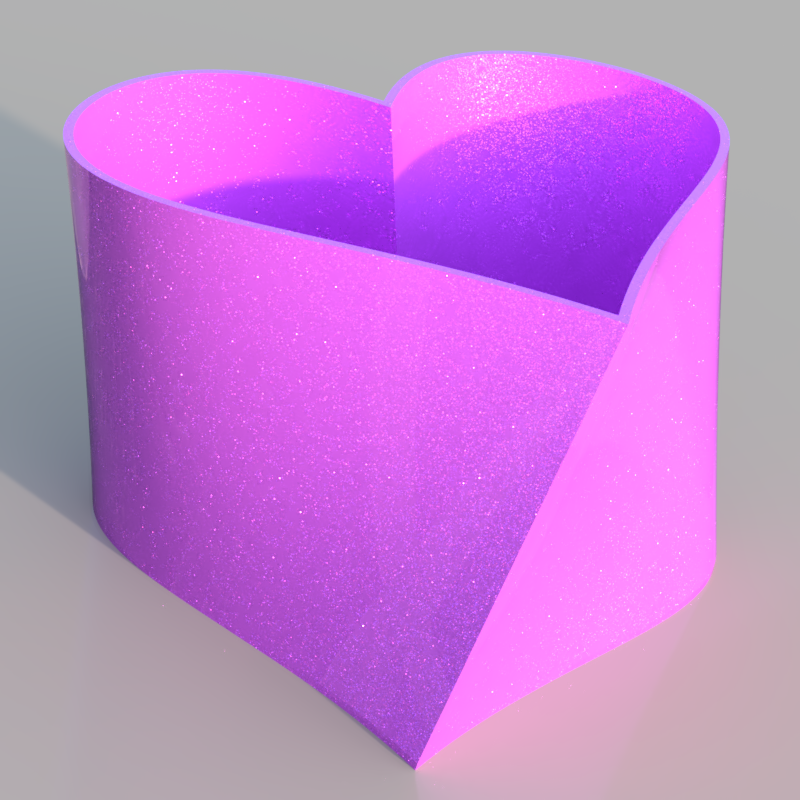Free STL file Twisted Heart Box for Valentine's 💜 ・3D print model to ...