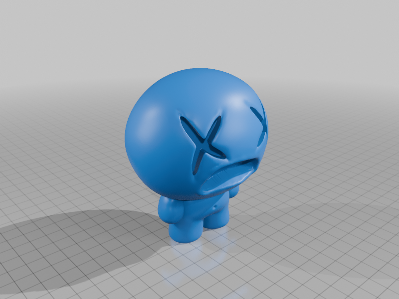 👶 ??? Blue Baby from Binding of Isaac・Free 3D File for ・Cults