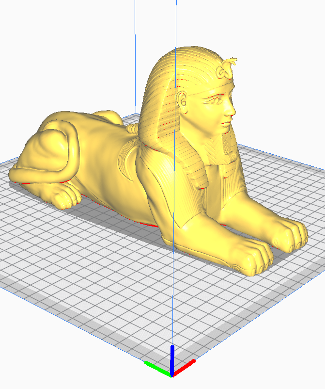 🗿 Egyptian Sphinx・Free STL File for ・Cults