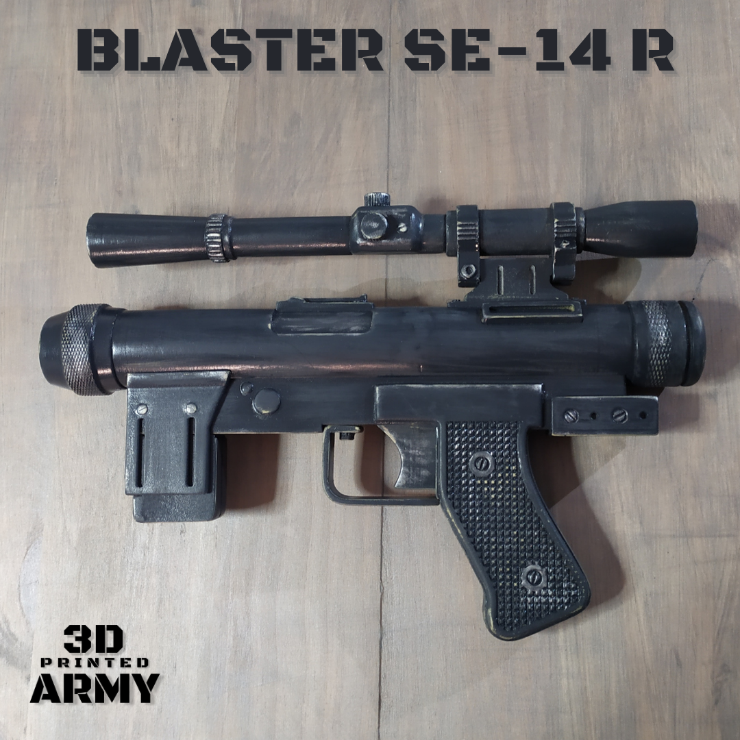 Archivo STL Blaster SE-14 R death-troopers 🦸 ・Objeto imprimible en 3D ...