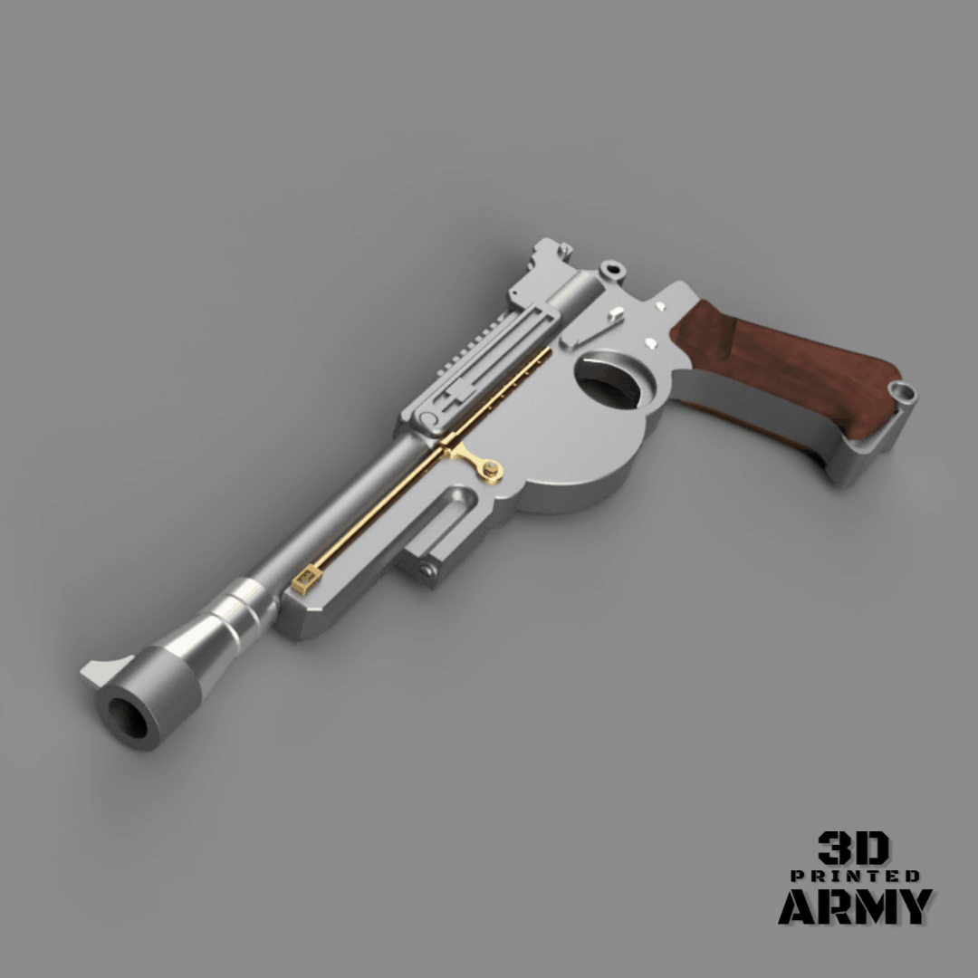Mandalorian side blaster - IB 94・ STL File for ・Cults