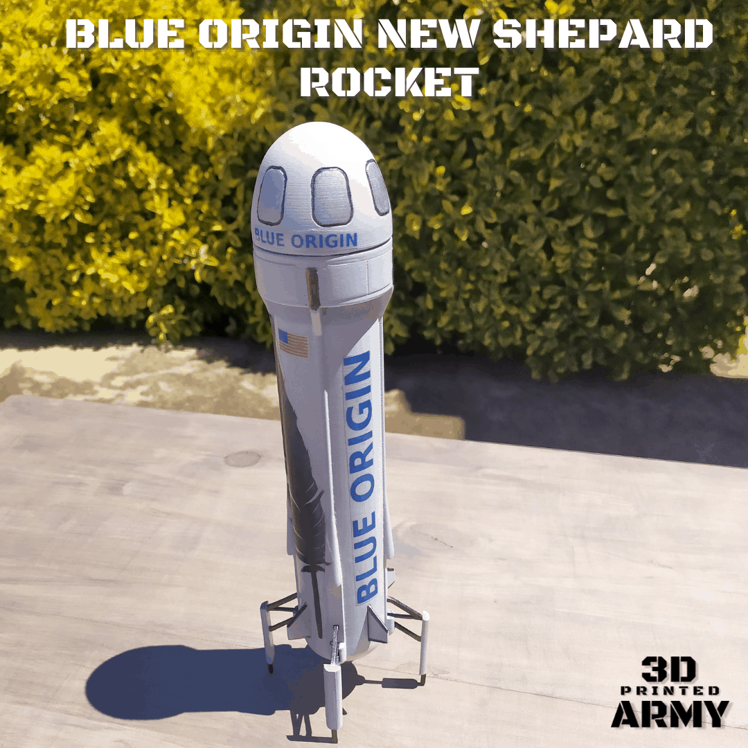 STL file Blue origin NEW SHEPARD Rocket 🆕 ・3D printing idea to download ...