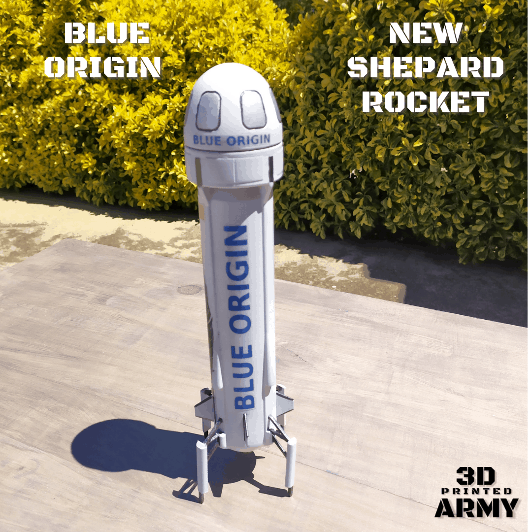 STL file Blue origin NEW SHEPARD Rocket 🆕 ・3D printing idea to download ...