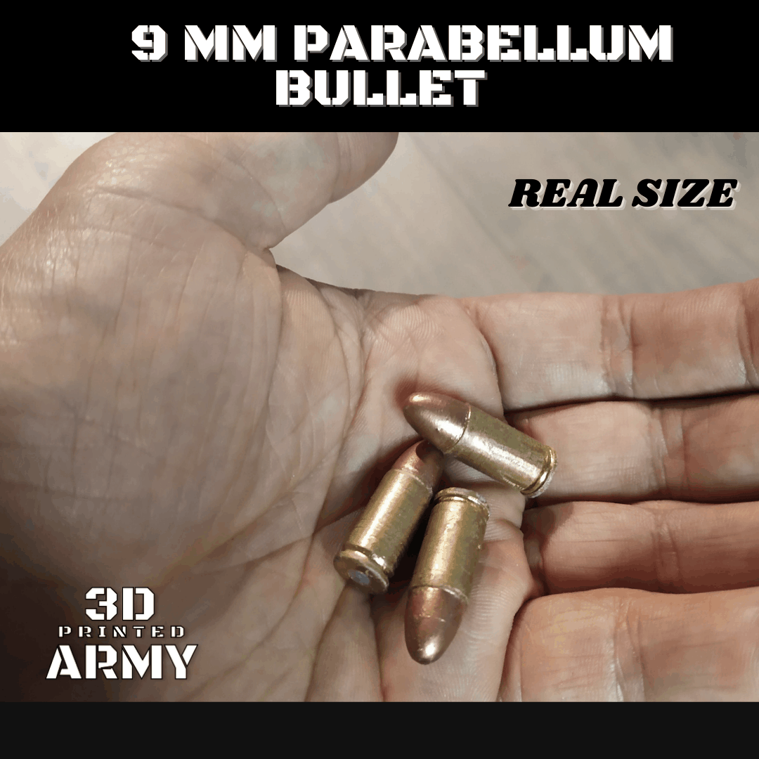 Free STL file 9 mm Parabellum cartridge 🔫 ・3D printing idea to download ...