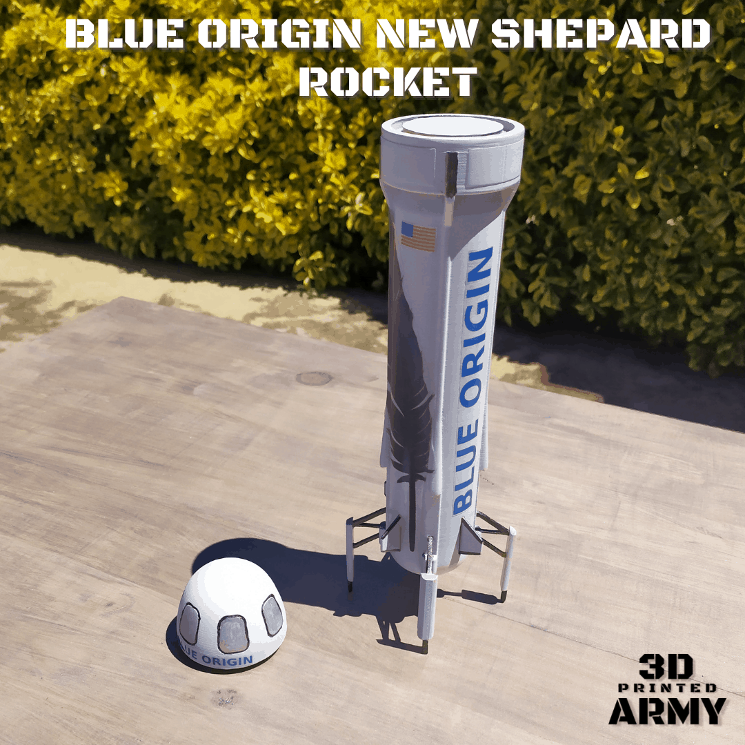 STL file Blue origin NEW SHEPARD Rocket 🆕 ・3D printing idea to download ...
