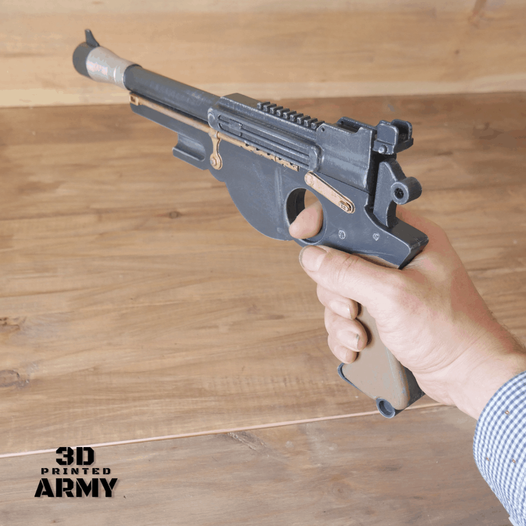 Mandalorian side blaster - IB 94・ STL File for ・Cults