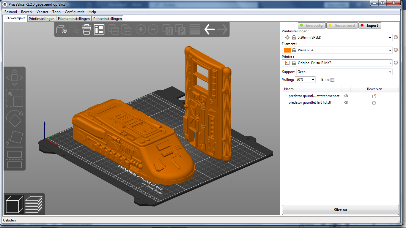 🎨 predator gauntlet・ STL File for ・Cults