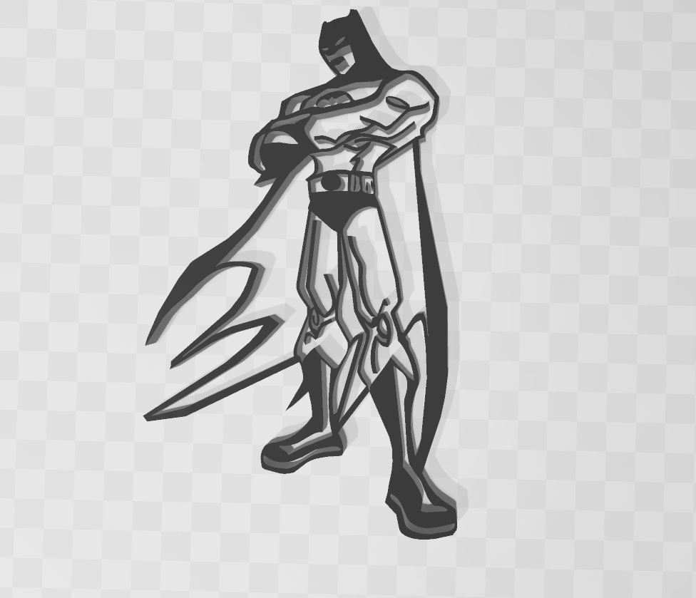 Free STL file Batman Relief 📚・Template to download and 3D print・Cults