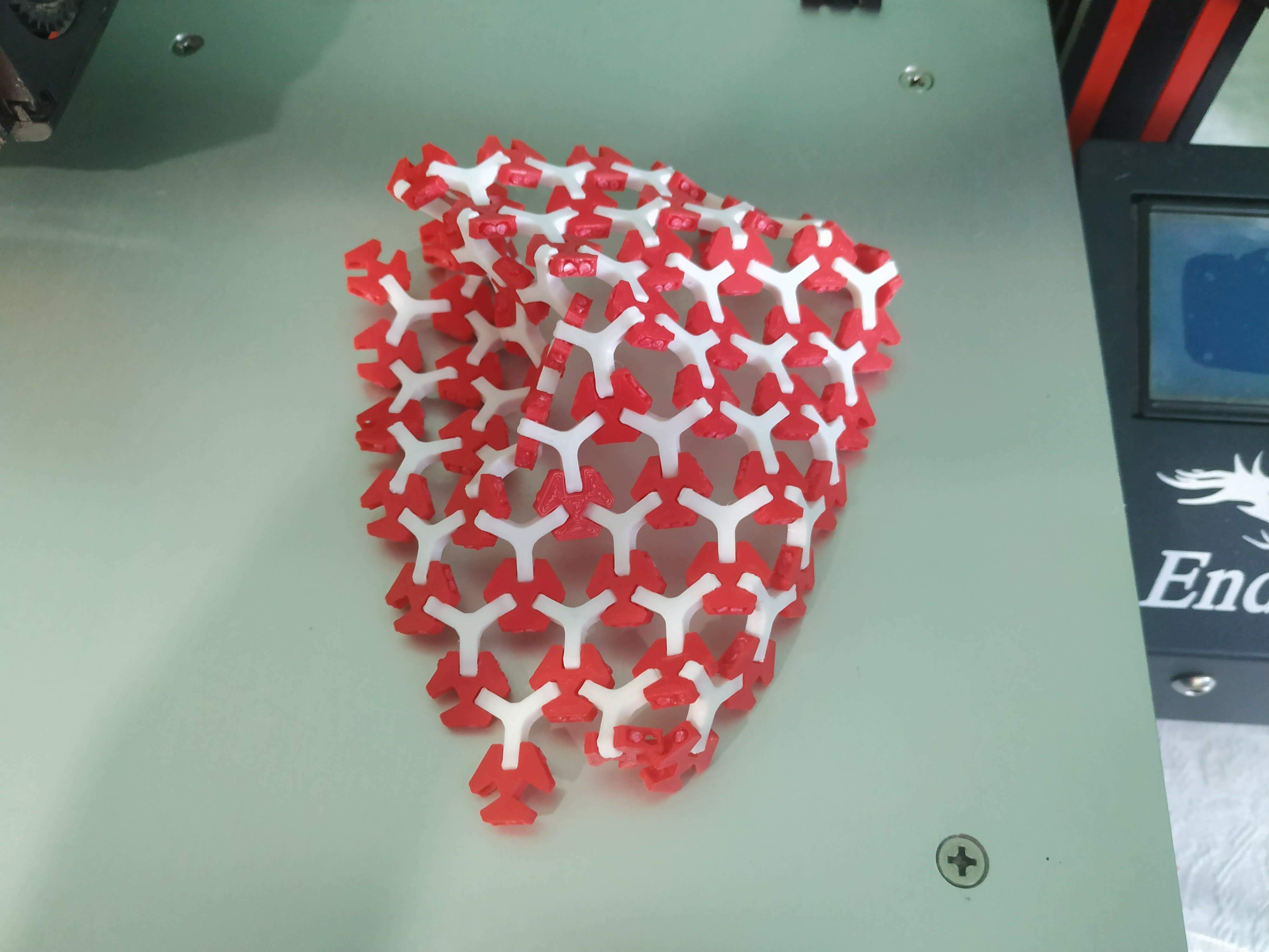 🎨 FLEXIBLE MESH・ STL File for ・Cults