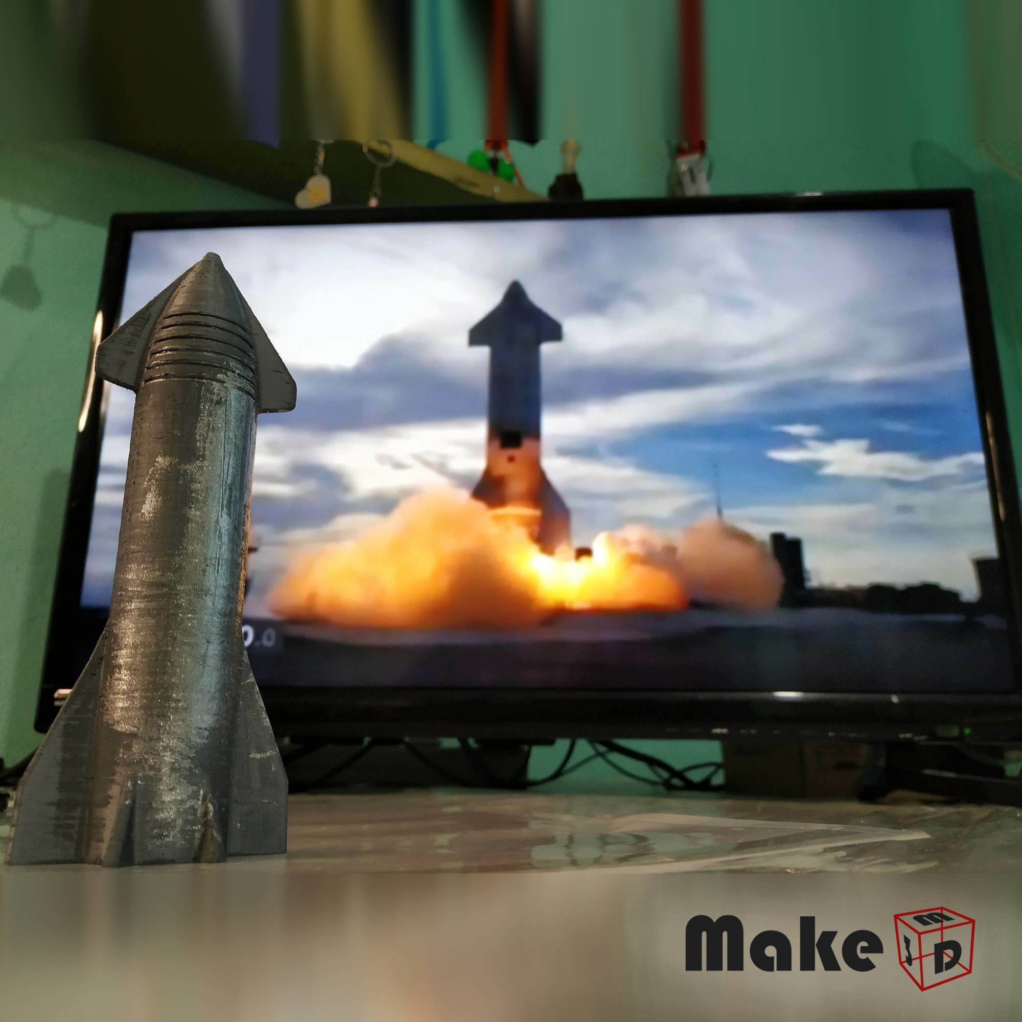 STL file SN15 SPACEX STARSHIP 🚀 ・Design to download and 3D print・Cults