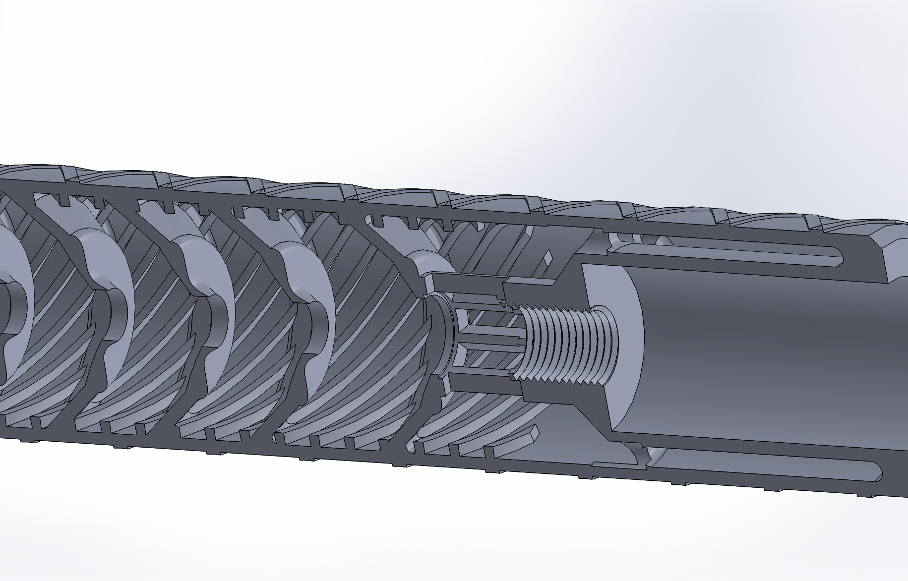 👽 silencer noise FX airguns reductor noise suppressor UNF 1/2 fix ...