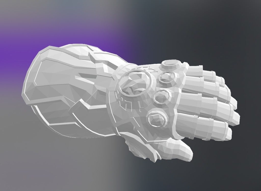 ♾️ Infinity_Gauntlet・Free STL File for ・Cults