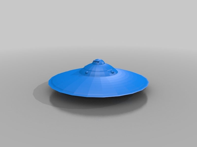 🛸 Flying_Saucer_Haunebu_III・Free STL File for ・Cults