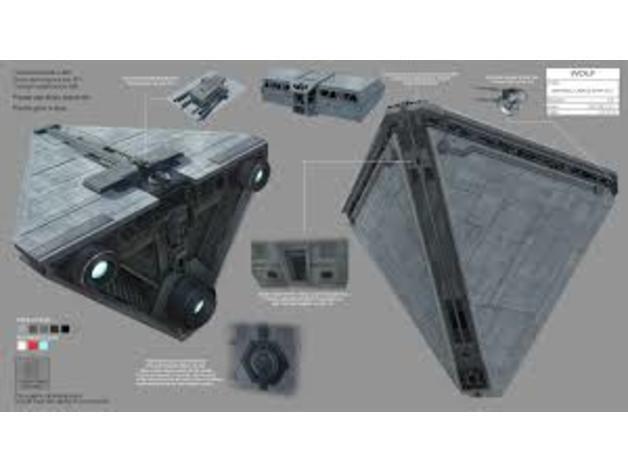 Free STL file Imperial_Cargo_Ship_Star_Wars ・3D printing design to ...