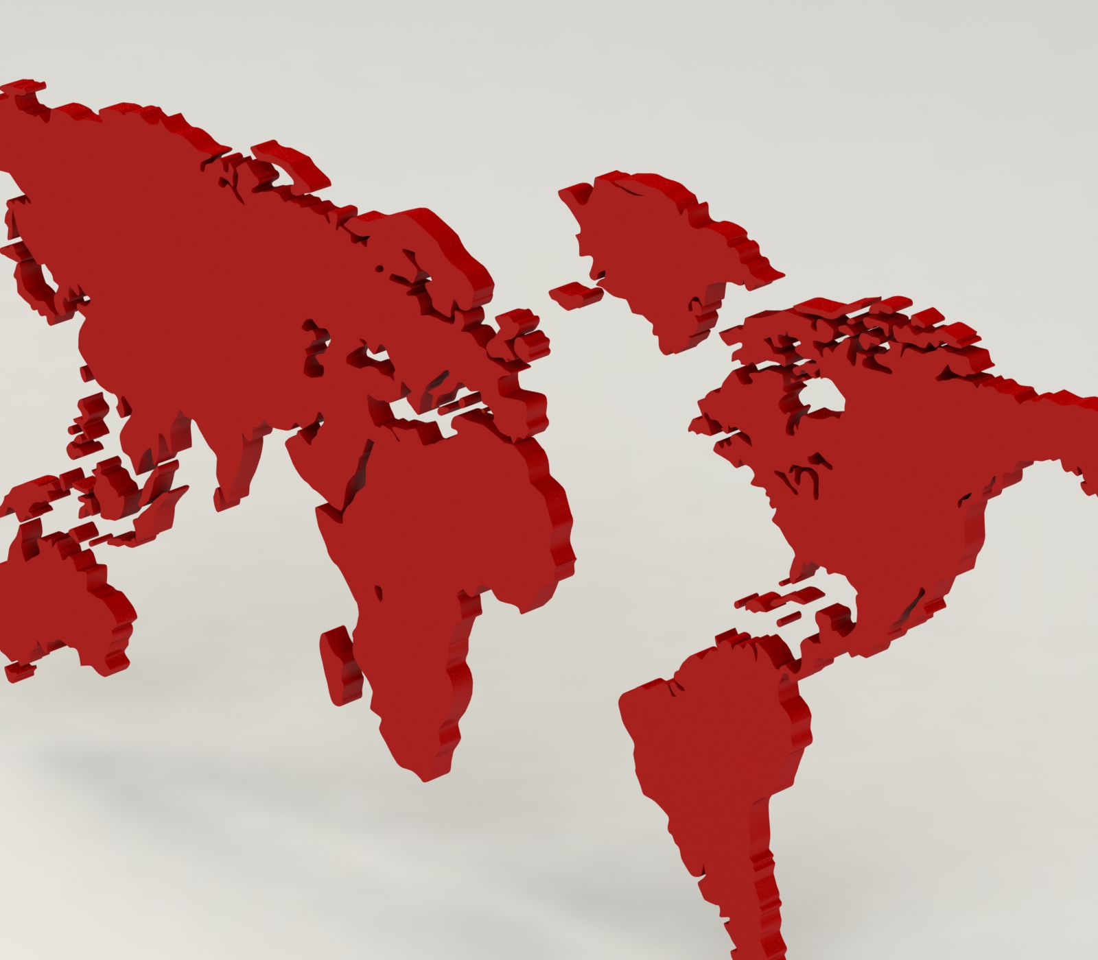 Free STL file World map 🗺️ ・3D printable object to download・Cults