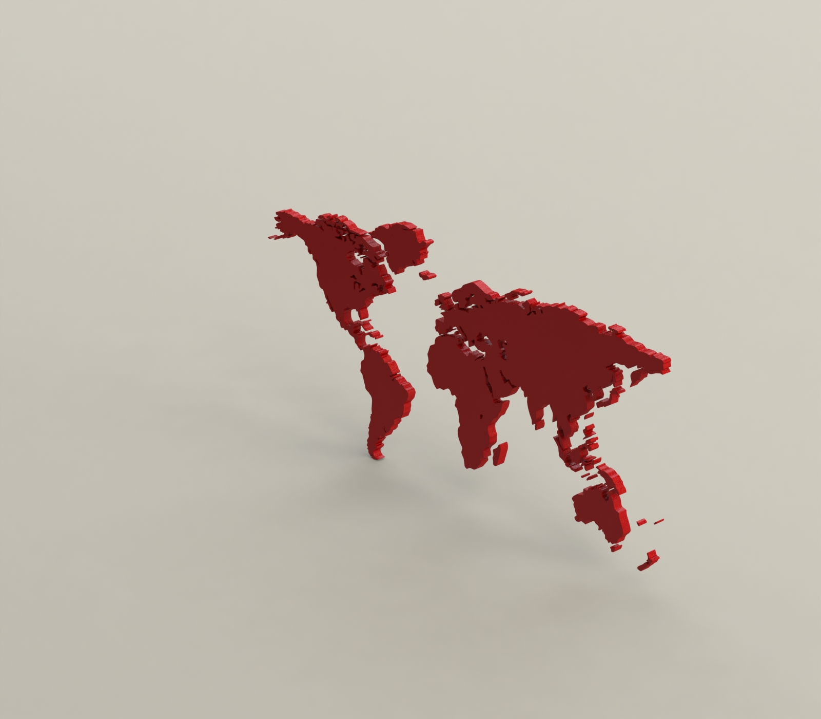 Free STL file World map 🗺️ ・3D printable object to download・Cults