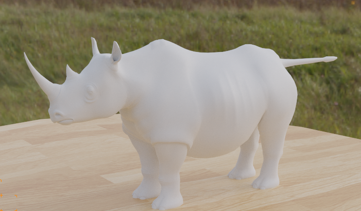 🦏 Rhino・Free STL File for ・Cults