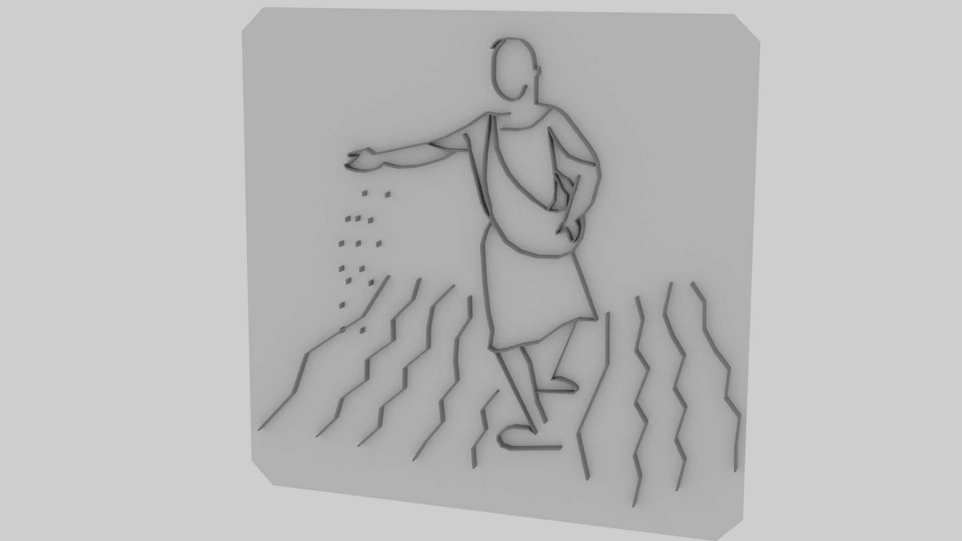 🎨 Sowing seed・Free STL File for ・Cults