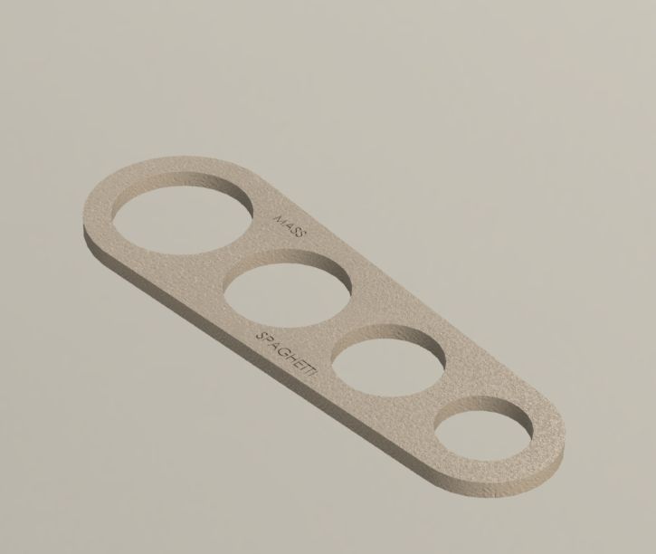 Free STL file Spaghetti measure 🍝 ・3D printer model to download・Cults