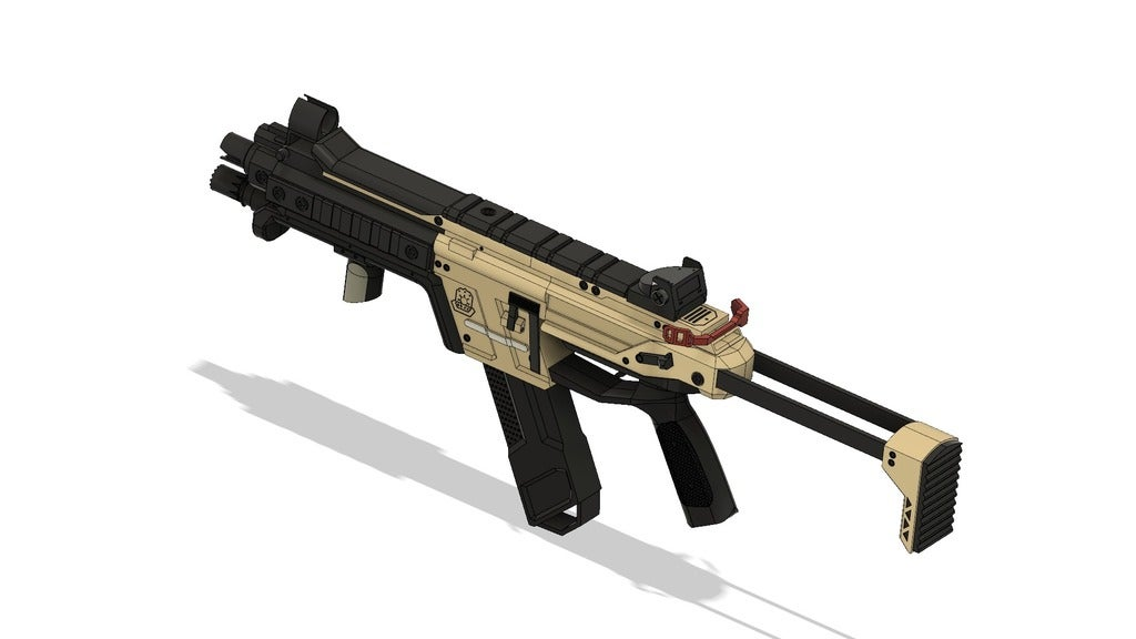 Archivo STL gratis Apex Legends R99 🎲・Objeto de impresión 3D para ...